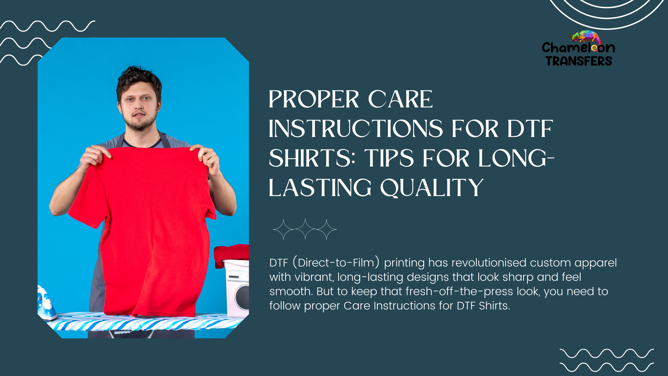 Proper Care Instructions for DTF Shirts: Tips for Long-Lasting Quality