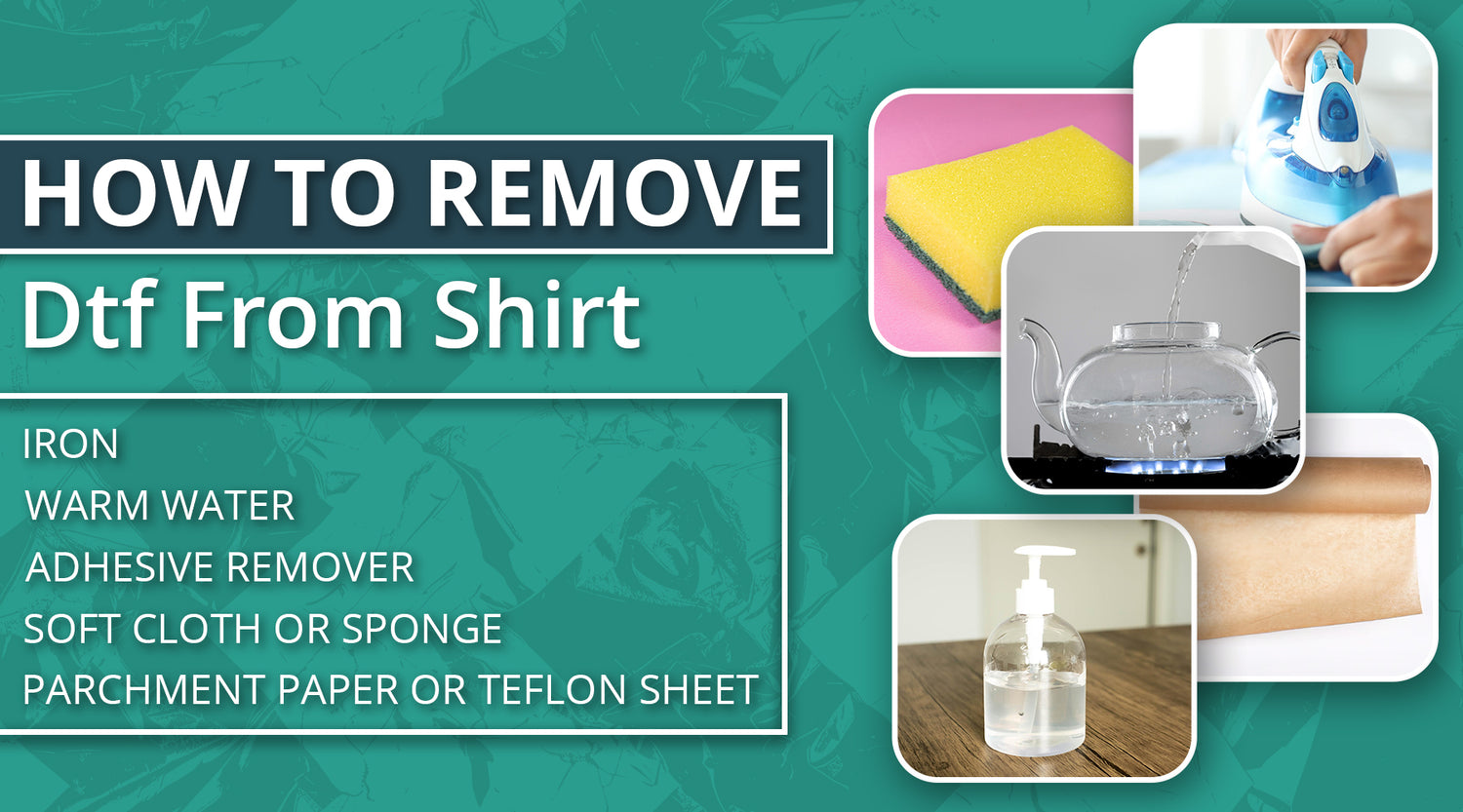 How to Remove DTF from Shirts | Easy Steps